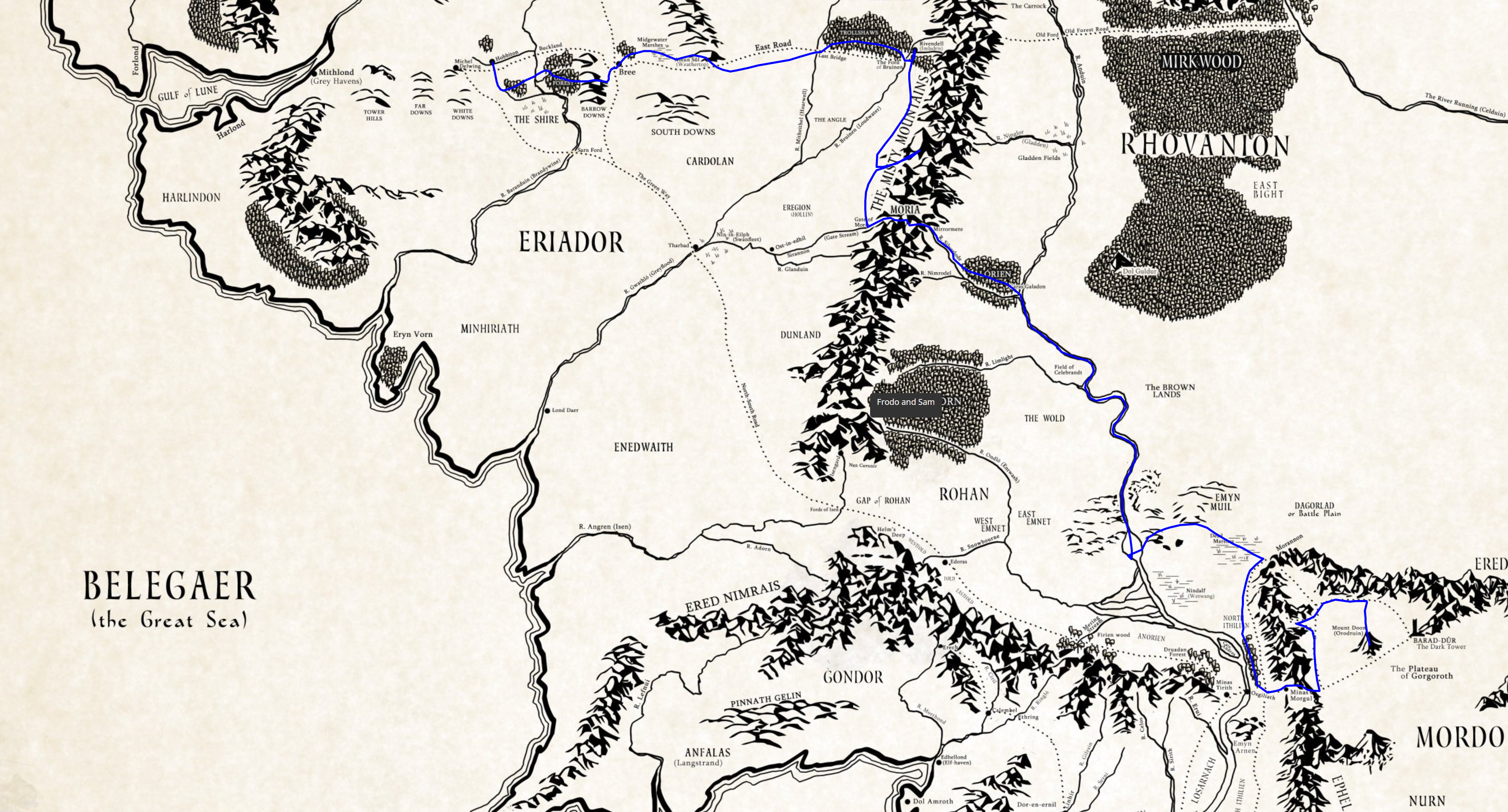Walk to Mordor – Geek stuff