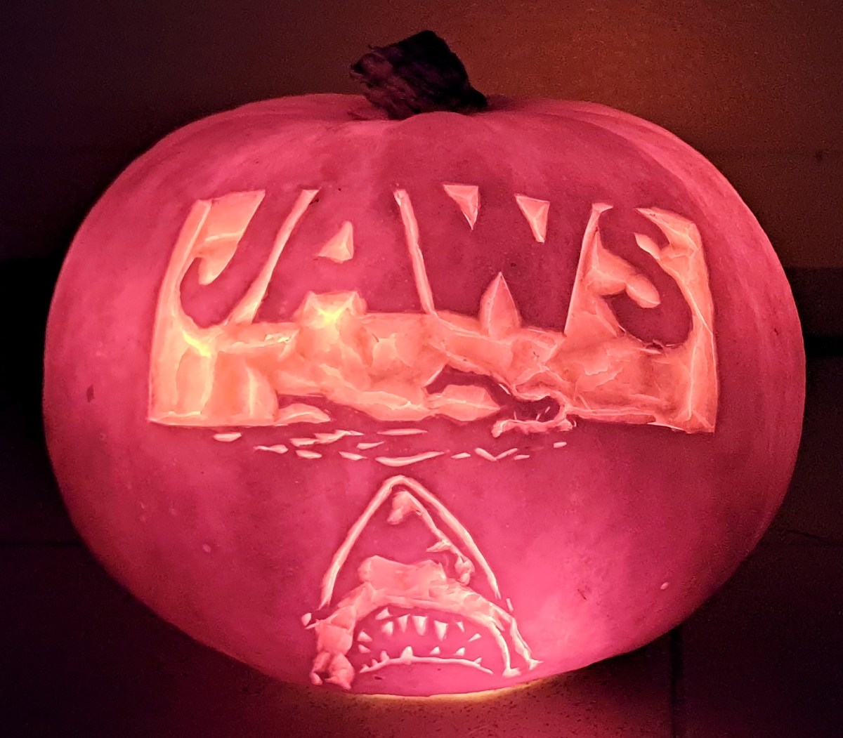 Jaws and Minion Pumpkins – Geek stuff